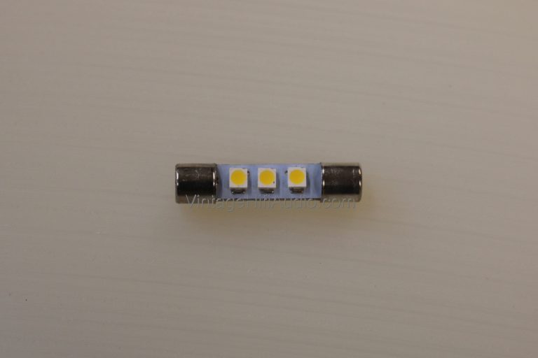LED Fuse Lamps - Warm White (8 volt) - Vintage HIFI Audio